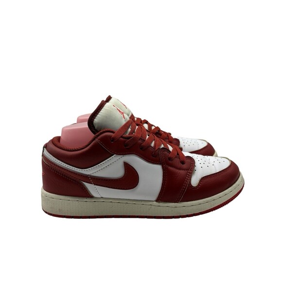 Jordan | Shoes | Nike Air Jordan Low Se Gs White Dune Red Size 7y Girls ...